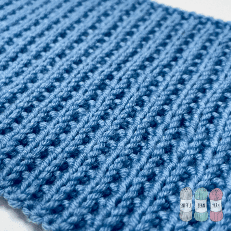 How to Knit the Broken Rib Stitch [Free Written Pattern & Video ...