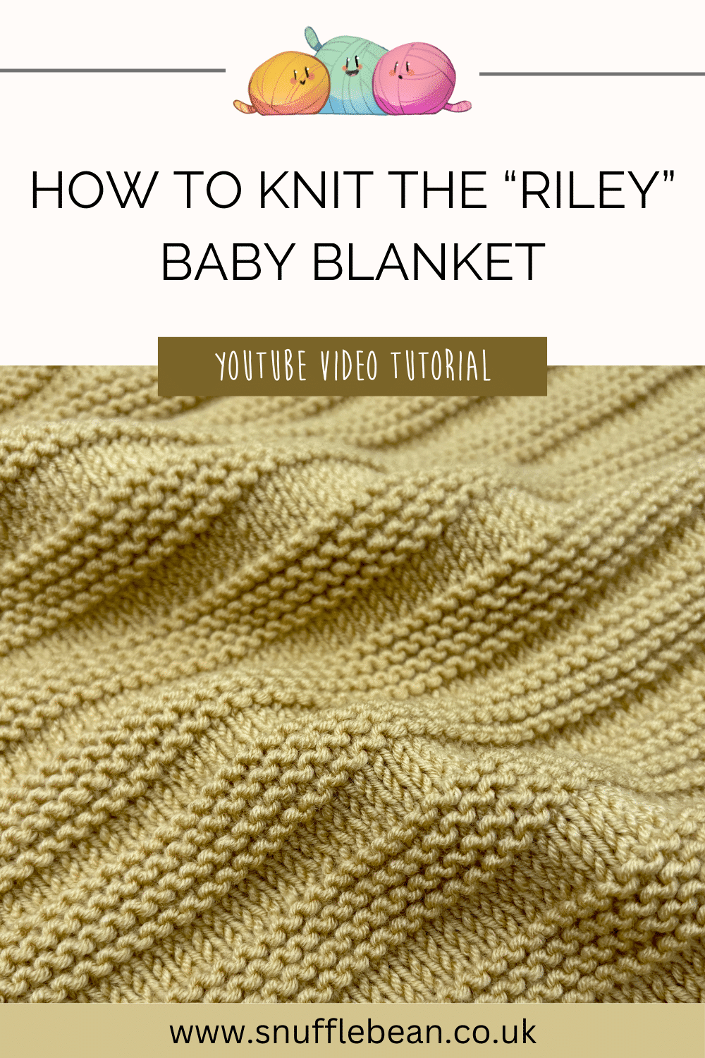 How to Knit the "Riley" Baby Blanket [Free Video Tutorial & written ...